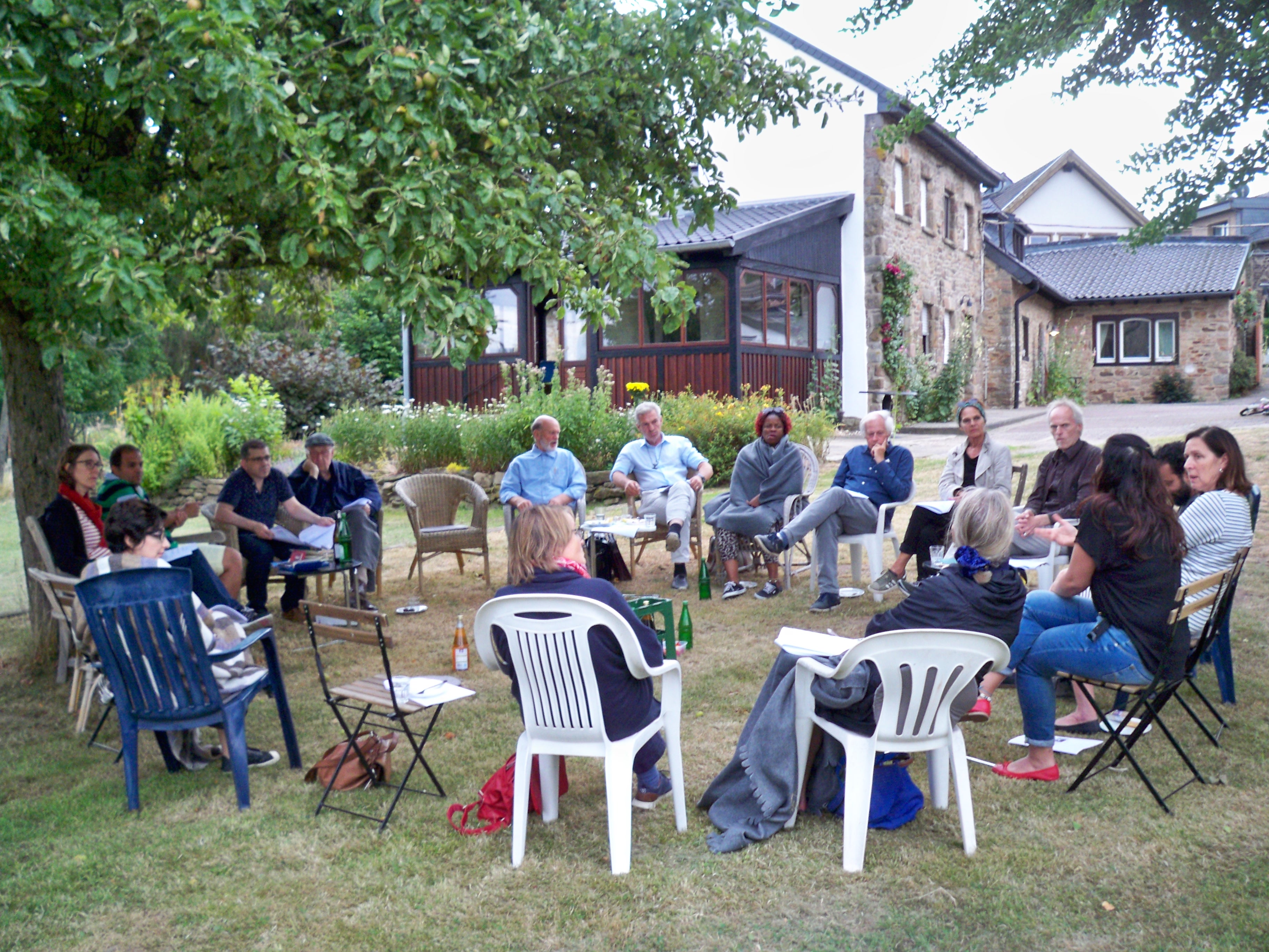 Das Autorencafé zu Gast im Heinrich-Böll-Haus/Langenbroich (18. Juli 2019);